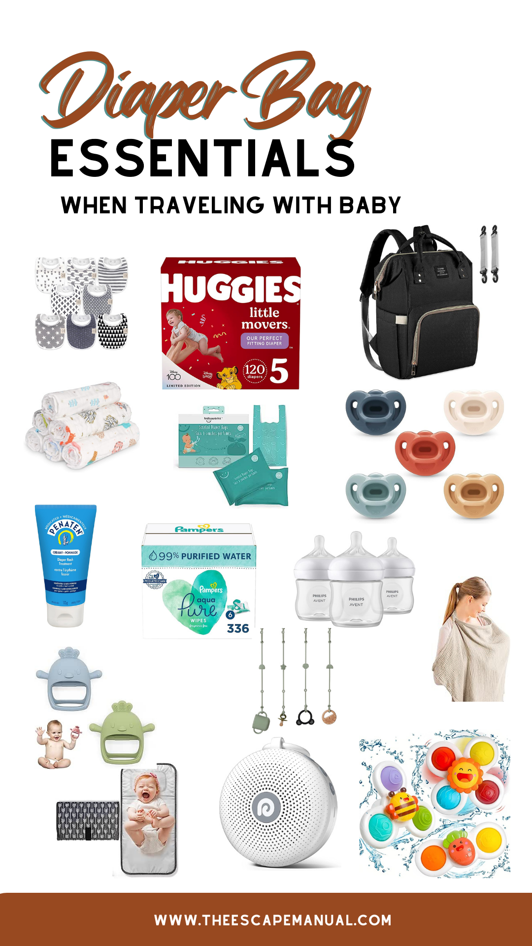 Travel Diaper Bag Packing List: Baby Essentials For A Smooth Flight ...
